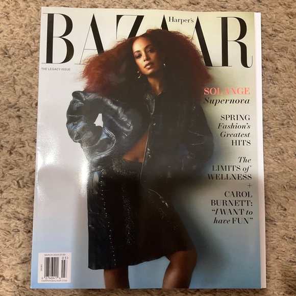 Harper’s Bazaar | Accents | Harpers Bazaar March 224 Issue Solange On ...